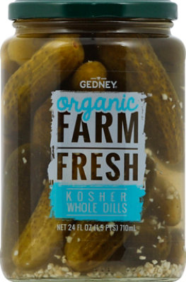 Gedney Pickle Dill Whole Organicickles - 24 OZ - Safeway