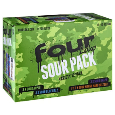 Four Loko Sour Pack Can - 12-12 FZ - Vons