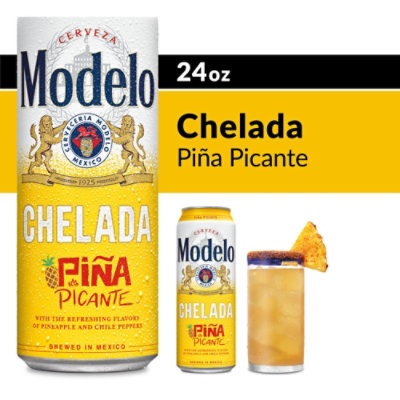 Modelo Chelada Pina Picante Mexican Import Flavored Beer 3.5% ABV Can ...