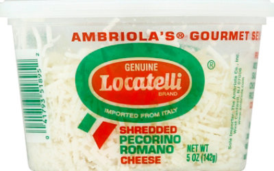 Locatelli Shredded Pecorino Romano Cheese - 5 Oz - Safeway