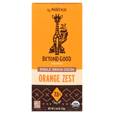 Beyond Good Bar Chocolate Orange Zest - 2.64 OZ - haggen