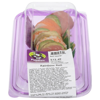 Fujisan Rainbow Roll* - 10 Pc (Available After 11 AM) - vons