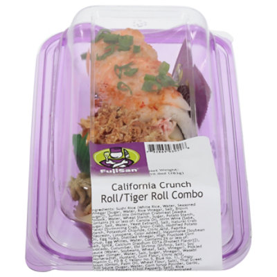 Fujisan Cali Crunch Tiger Roll* - 10 Count (Available After 11 AM) - vons