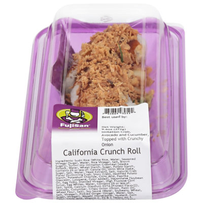 Fujisan Cali Crunch Roll* - 10 Count (Available After 11 AM) - vons