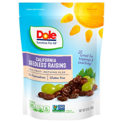Dole Raisins - 12 OZ - haggen