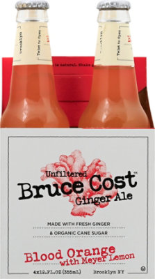 Bruce Cost Blood Orange Soda - 4-12 FZ - Andronico's