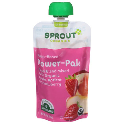 Sprout Apple Apricot Strawberry Power Pack - 4 OZ - Albertsons
