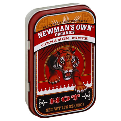 Newmans Own Organics Hot Cinnamon Mints - 1.76 OZ - Kings Food Markets
