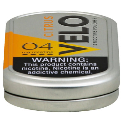 Velo Citrus Pouch 4mg - 15 CT - Safeway
