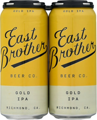 East Brother Gold Ipa In Cans - 4-16 FZ - Safeway