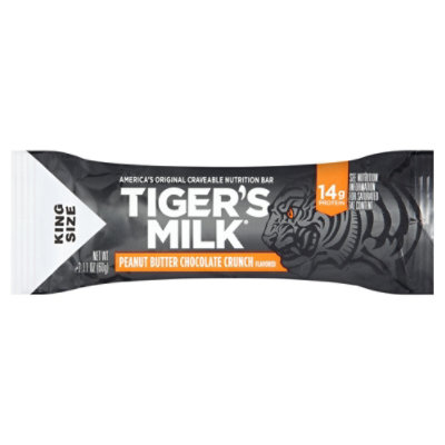 Tiger Milk Peanut Butter Chocolate Crunch Bar 96/60g - 2.12 OZ - safeway