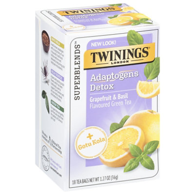 Twining Tea Adaptogens Detox - 18 CT - jewelosco