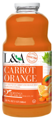 L&A Juice Carrot Orange - 32 Fl. Oz. - Safeway