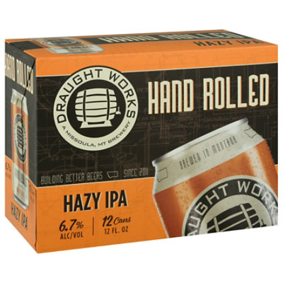 Draught Works Handrolled Hazy Can - 12-12 FZ - albertsons