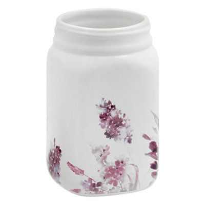 Debi Lilly Design Small Floral Mason Jar 5.7 Inch Tall - Each - safeway