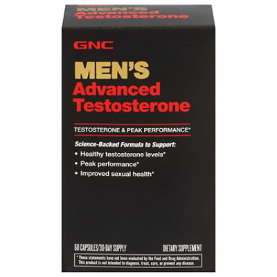 Gnc Mens Advanced Testosterone Formula - 60CT - Safeway