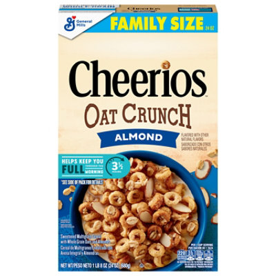 Cheerios Almond Oat Crunch Cereal - Online Groceries | Vons