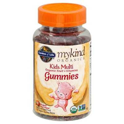 Gol Mykind Organics Kids Multi Fruit Gummy - 120CT - albertsons
