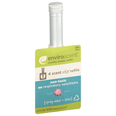 Enviroscent Scent Stix Refill Spring Water Lotus - EA - safeway