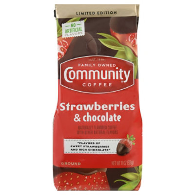 Community Strawberries & Chocolate Coffee - 11 OZ - Safeway