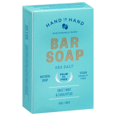 Hand In Hand Sea Salt Bar Soap - 5 OZ - safeway