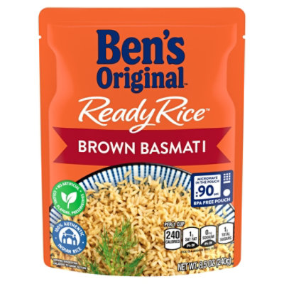 Ben's Original Ready Brown Basmati Rice Pouch - 8.5 Oz - safeway