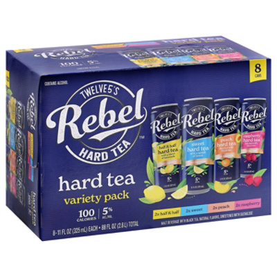 Rebel Hard Tea Variety Pack Can - 8-11 Fl. Oz. - Safeway