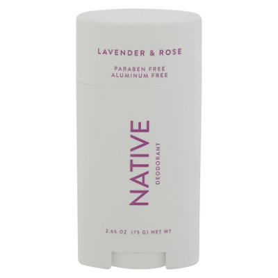 Native Lavender & Rose Deodorant - 2.65 Oz - albertsons