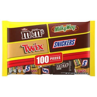 M&MS Snickers Twix Milky Way B - Online Groceries | Safeway