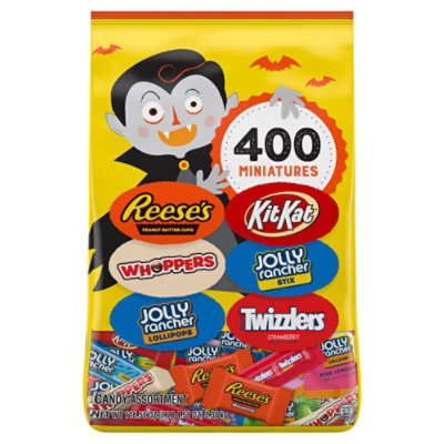 Hersheys Reeses Kitkat Jolly Rancher Twizzlers Whoppers Miniatures 400