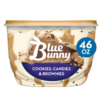 Blue Bunny Cookies Candies And Brownies Frozen Dessert - 46 Fl. Oz ...