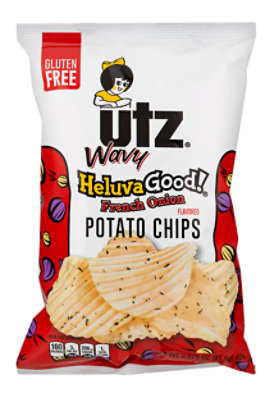 Utz Heluva Good Potato Chips French Onion - 2.75 OZ - jewelosco