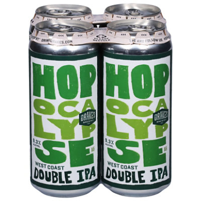 Drakes Hopocalypse Dipa In Cans - 4-16 FZ - safeway