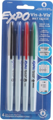 Expo Vis A Vis 4ct Asst Fine - 4 CT - Albertsons