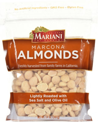 Marcona Almonds Lightly Roasted With Sea Salt And Olive Oil - 14 OZ ...