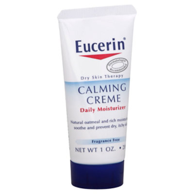 Eucerin Calming Creme Daily Moisturizer Travel Size - 1 Oz - Kings Food ...