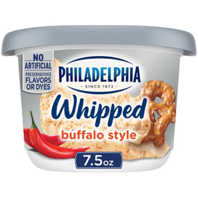 Philadelphia Buffalo Style Whipped Cream Cheese Spread Tub - 7.5 Oz ...