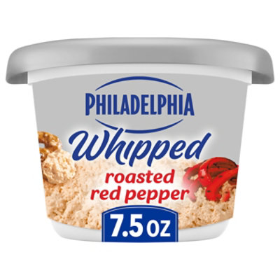 Philadelphia Roasted Red Pepper Whipped Cream Cheese Spread - 7.5 OZ ...