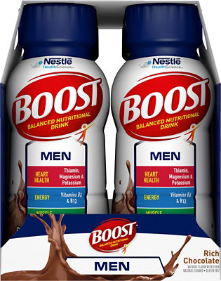 Boost Mens Choc Shake - 6-8 OZ - albertsons