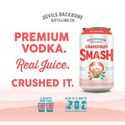 Devils Backbone Grapefruit Smash Can - 4-12 FZ - kingsfoodmarkets