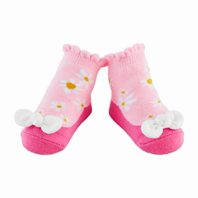 Mud Pie Pink Daisy Socks - EA - albertsons