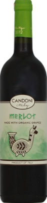 Candoni Merlot Organic Wine - 750 ML - Albertsons