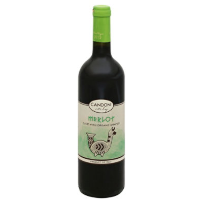 Candoni Merlot Organic Wine - 750 ML - Albertsons