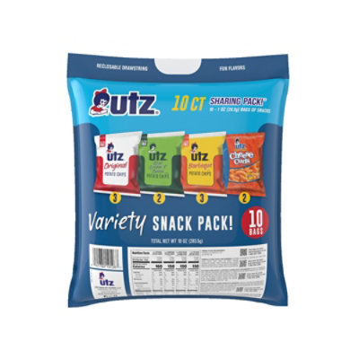 Utz Variety Pack 10 Pack - 10 OZ - Haggen
