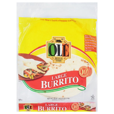 Ole 10 Burrito Grande - 25 OZ - Online Groceries | Safeway