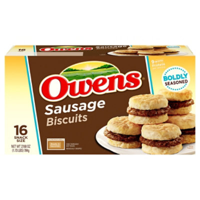 Owens Sausage & Biscuits Small - 1.73 LB - Safeway