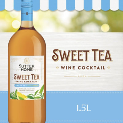 Sutter Home Sweet Tea with Lemon Wine Cocktail Bottle - 1.5 Liter ...