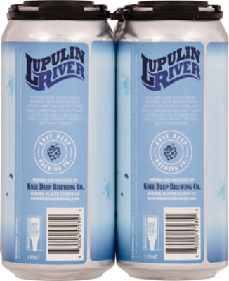 Knee Deep Brewing Co Lupulin River Imperial IPA Can - 4-16 Fl. Oz. - Haggen