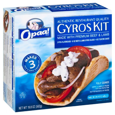 Opaa Gyros Kit Beef/lamb - 12 - Online Groceries | Safeway