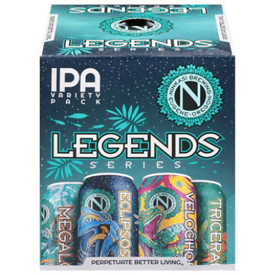 Ninkasi Legends Ipa Mixed In Cans - 4-16 FZ - Kings Food Markets